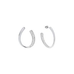 Amor Creolen Edelstahl in Silber | Gr.: onesize