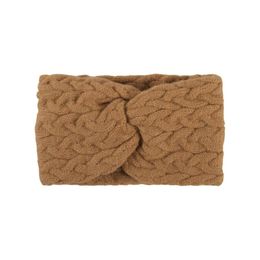 styleBREAKER Strick Stirnband in Hellbraun | Gr.: onesize