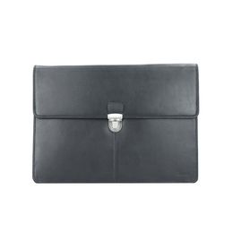 Esquire Oxford Collegemappe Leder 35 cm in schwarz | Gr.: onesize