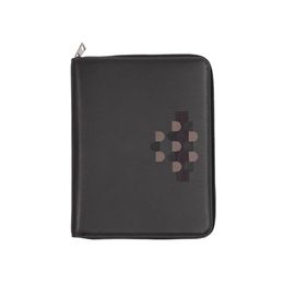 DuDu Schreibmappe Leder 24 cm in anthracite mosaic | Gr.: onesize