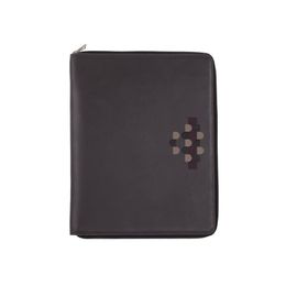DuDu Schreibmappe Leder 33 cm in anthracite mosaic | Gr.: onesize
