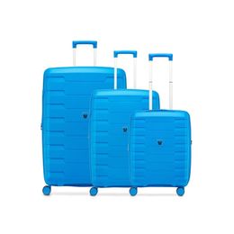 Roncato Skyline 2.0 4 Rollen Kofferset 3-teilig mit Dehnfalte in bluette | Gr.: onesize