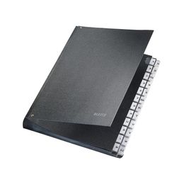 Leitz Pultordner A-Z Hartpappe schwarz | Gr.: onesize