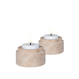 ebuy24 Teelichthalter Cadaval Natur 7 x 7 cm | Gr.: onesize