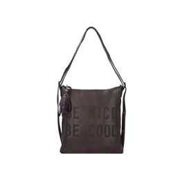 TASCHENDIEB Paniglgasse 4 Schultertasche Leder 33 cm in schoko | Gr.: onesize