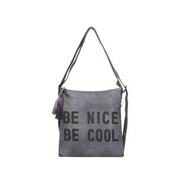 TASCHENDIEB Paniglgasse 4 Schultertasche Leder 33 cm in grey | Gr.: onesize