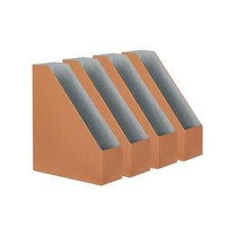 Beliani 4er-Set Korb SUMER in Braun | Gr.: onesize