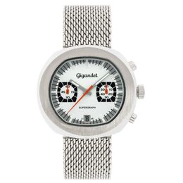 Gigandet Quarzuhr Chronograph "SUPERGRAPH" in Silber | Gr.: onesize
