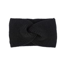styleBREAKER Strick Stirnband in Schwarz | Gr.: onesize