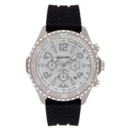 Gigandet Quarzuhr Chronograph "AQUAZONE" in Schwarz/Silber | Gr.: onesize