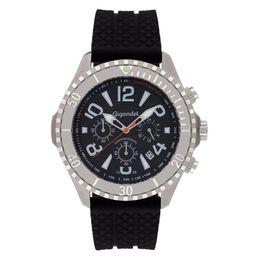 Gigandet Quarzuhr Chronograph "AQUAZONE" in Schwarz/Silber | Gr.: onesize