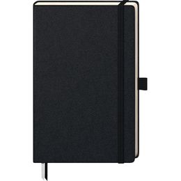 Brunnen Notizbuch Kompagnon Klassik A5 kariert 96 Blatt 80g/qm schwarz | Gr.: onesize
