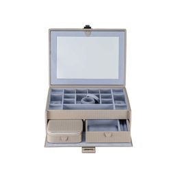 Windrose Corbello - Schmuckkoffer L 28 cm (taupe) in taupe | Gr.: onesize