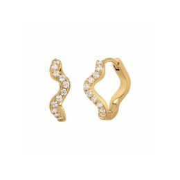 NOELANI Creolen Silber 925, gelbvergoldet in Gold | Gr.: onesize