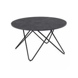 ebuy24 Couchtisch Wyre Schwarz 80 x 80 cm | Gr.: onesize