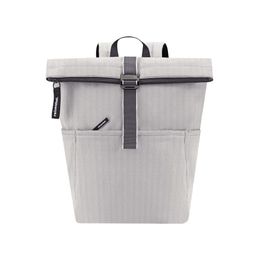 Reisenthel travelling rolltop - Rucksack 15.6" 53 cm (herringbone grey) in herringbone grey | Gr.: onesize
