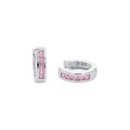 Amor Creolen Silber 925, rhodiniert in Rosa | Gr.: onesize