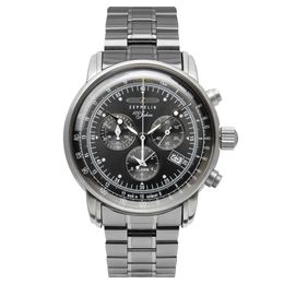Herrenuhr 100 Jahre Zeppelin Stahl/Schwarz | Gr.: onesize
