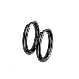 BUNGSA Ohrstecker in Schwarz | Gr.: onesize
