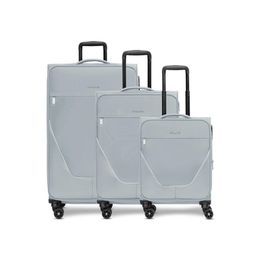 Stratic taska 4-Rollen Kofferset 3tlg. mit Dehnfalte in grey | Gr.: onesize
