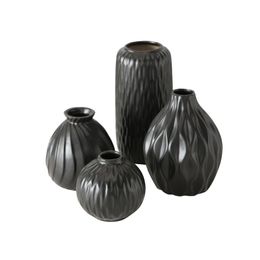 Boltze Vasen Zalina 4er in schwarz | Gr.: onesize