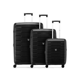 Roncato Skyline 2.0 4 Rollen Kofferset 3-teilig mit Dehnfalte in nero | Gr.: onesize