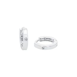 Amor Creolen Silber 925, rhodiniert in Silber | Gr.: onesize
