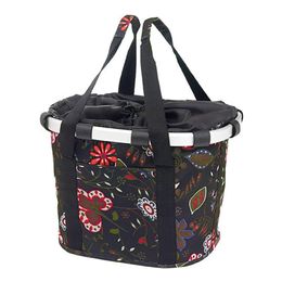 Klickfix Vorderradkorb "Bike Basket" in folklore-schwarz | Gr.: onesize