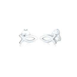 Elli Ohrringe 925 Sterling Silber Fisch in Silber | Gr.: onesize