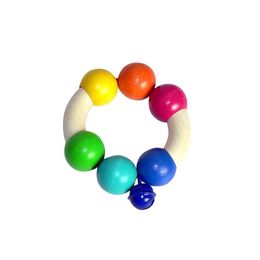 Hess Holzspielzeug Holzrassel "Regenbogen" in Bunt | Gr.: onesize
