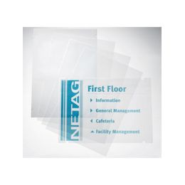 Durable EDV-beschriftbare Folie Crystal Sign refill 297x420mm Packung mit 10 ... | Gr.: onesize