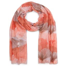 styleBREAKER Schal in Orange-Braun | Gr.: onesize