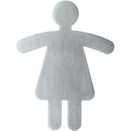 Durable Piktogramm 'WC Damen' Edelstahl | Gr.: onesize