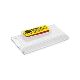 Durable Namensschild Magnet Kunststoff transparent 75x40mm Packung mit 25 S... | Gr.: onesize