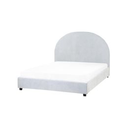 Beliani Doppelbett VAUCLUSE in Blau - (W) 154 x (H) 112 x (L) 214 cm | Gr.: onesize