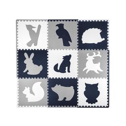 Hakuna Matte XXL Puzzlematte "Wald" in Bunt - 1,8m x 1,8m | Gr.: onesize
