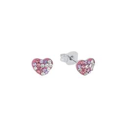 Prinzessin Lillifee Ohrstecker Silber 925, rhodiniert in Rosa | Gr.: onesize