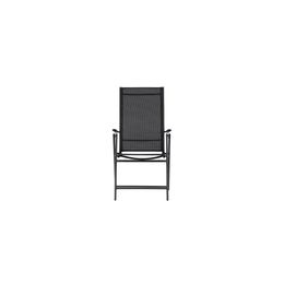 ebuy24 Gartenstuhl Levanzo Schwarz 2er Set | Gr.: onesize