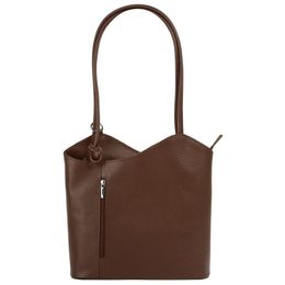 CLUTY Shopper Rucksack Kombination in braun | Gr.: onesize