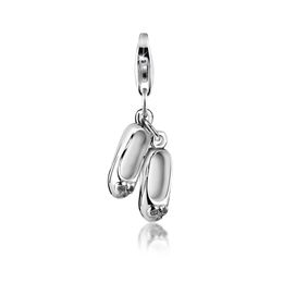 NENALINA Charm 925 Sterling Silber Ballerina in Silber | Gr.: onesize