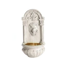 Beliani Gartenbrunnen MARMORE in Beige - (W) 40 x (H) 75 x (L) 40 cm | Gr.: onesize