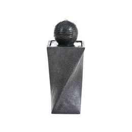 Beliani Gartenbrunnen ACQUACHETA in Grau - (W) 38 x (H) 86 x (L) 38 cm | Gr.: onesize