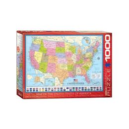Eurographics Karte der Vereinigten Staaten von Amerika | Gr.: onesize