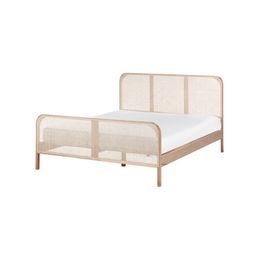 Beliani Doppelbett GONFARON in Braun - (W) 166 x (H) 108 x (L) 209 cm | Gr.: onesize