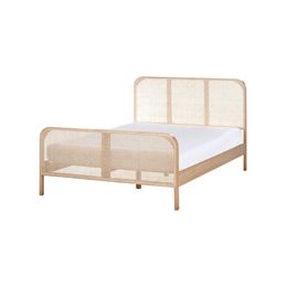 Beliani Doppelbett GONFARON in Braun - (W) 146 x (H) 108 x (L) 209 cm | Gr.: onesize