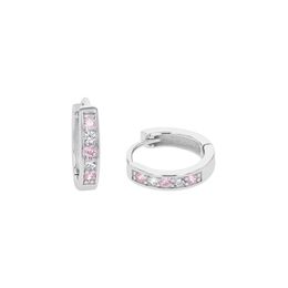Amor Creolen Silber 925, rhodiniert in Rosa | Gr.: onesize