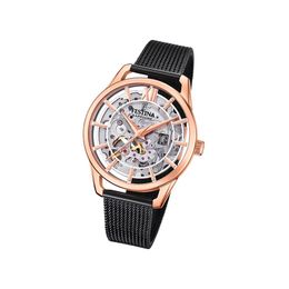Analog-Armbanduhr Festina Automatik schwarz mittel (ca. 36mm) | Gr.: onesize
