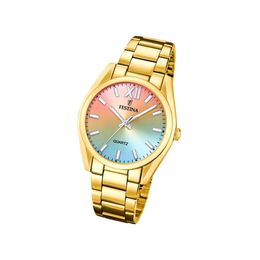 Analog-Armbanduhr Festina Boyfriend gold mittel (ca. 37mm) | Gr.: onesize