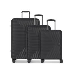 March15 Trading Gotthard Edition 4 Rollen Kofferset 3-teilig in black metallic | Gr.: onesize