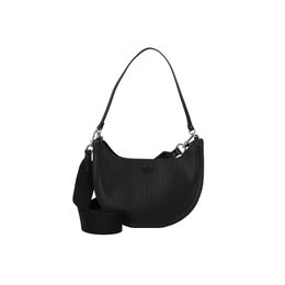 Lacoste Chantaco Classics Schultertasche Leder 23 cm in noir | Gr.: onesize